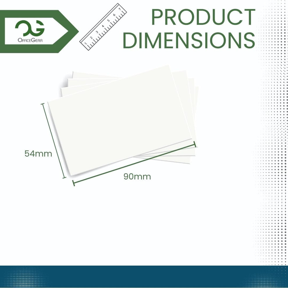OfficeGear: 250 Name Badge Inserts with Free Template